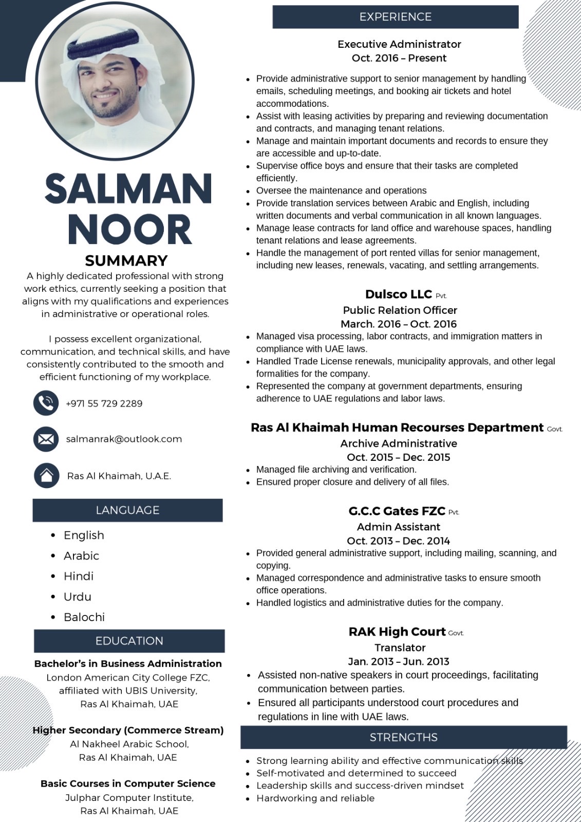 Part-Time Administrative Assistant Available