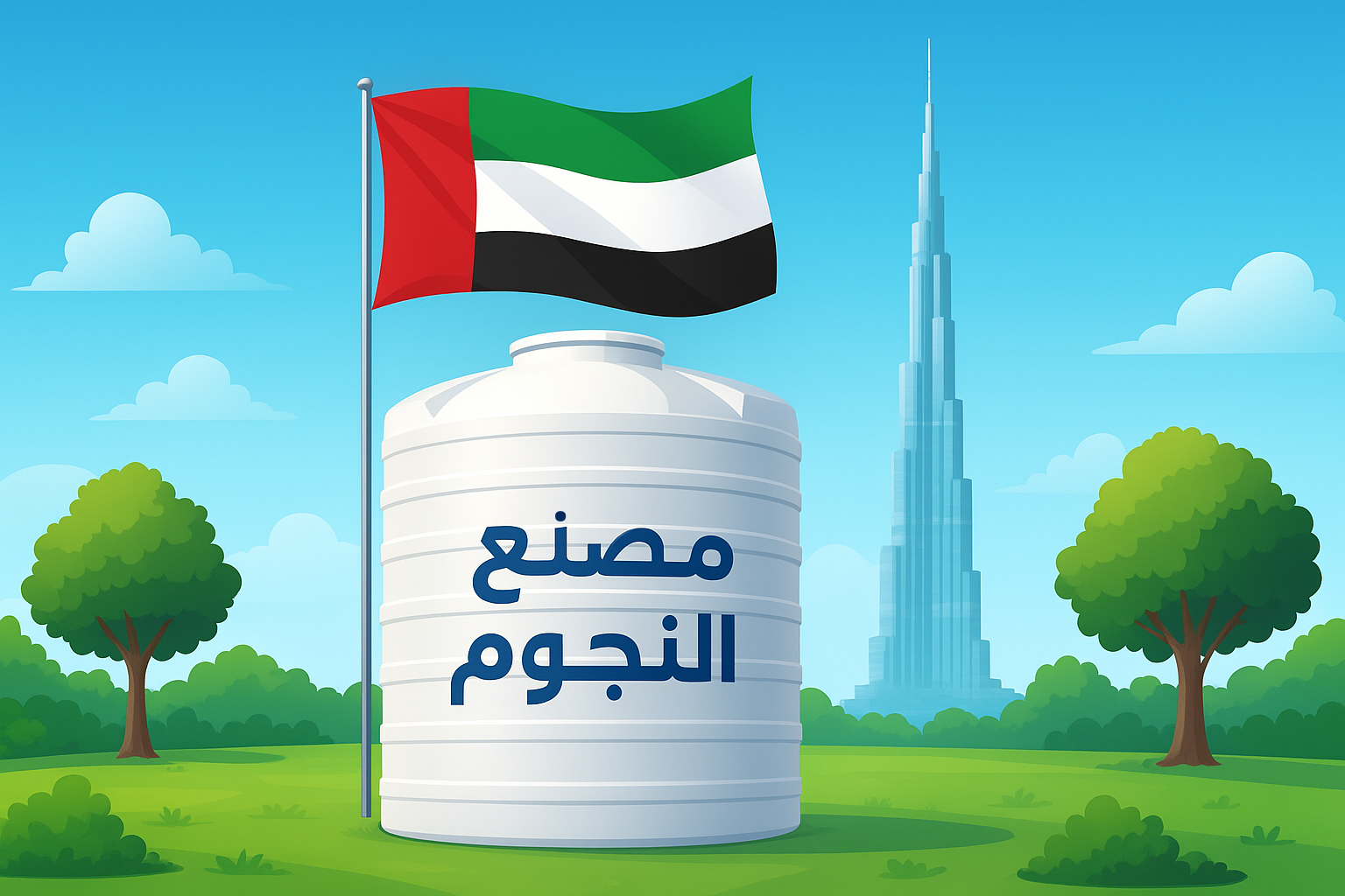 Fully insulated water tanks in all cities of the UAE